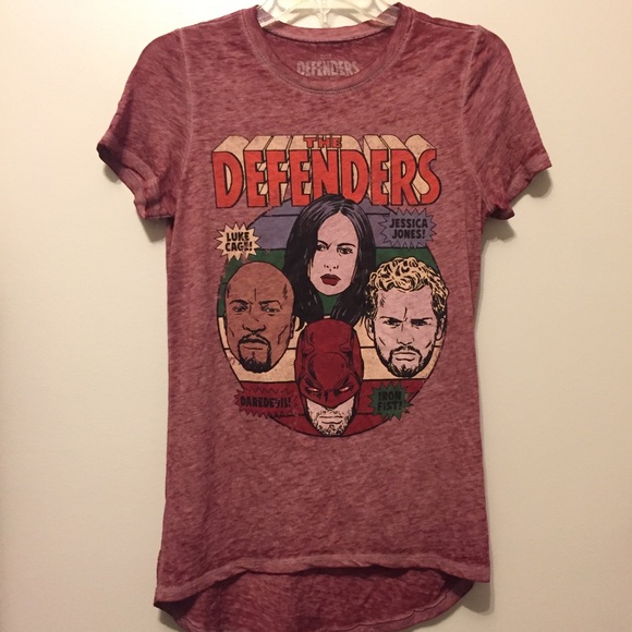 Marvel | Tops | Bundle Of 2 The Defenders Marvel Shirts | Poshmark